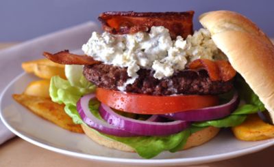 Buffalo Bleu Cheese Burger Recipe | D'Artagnan